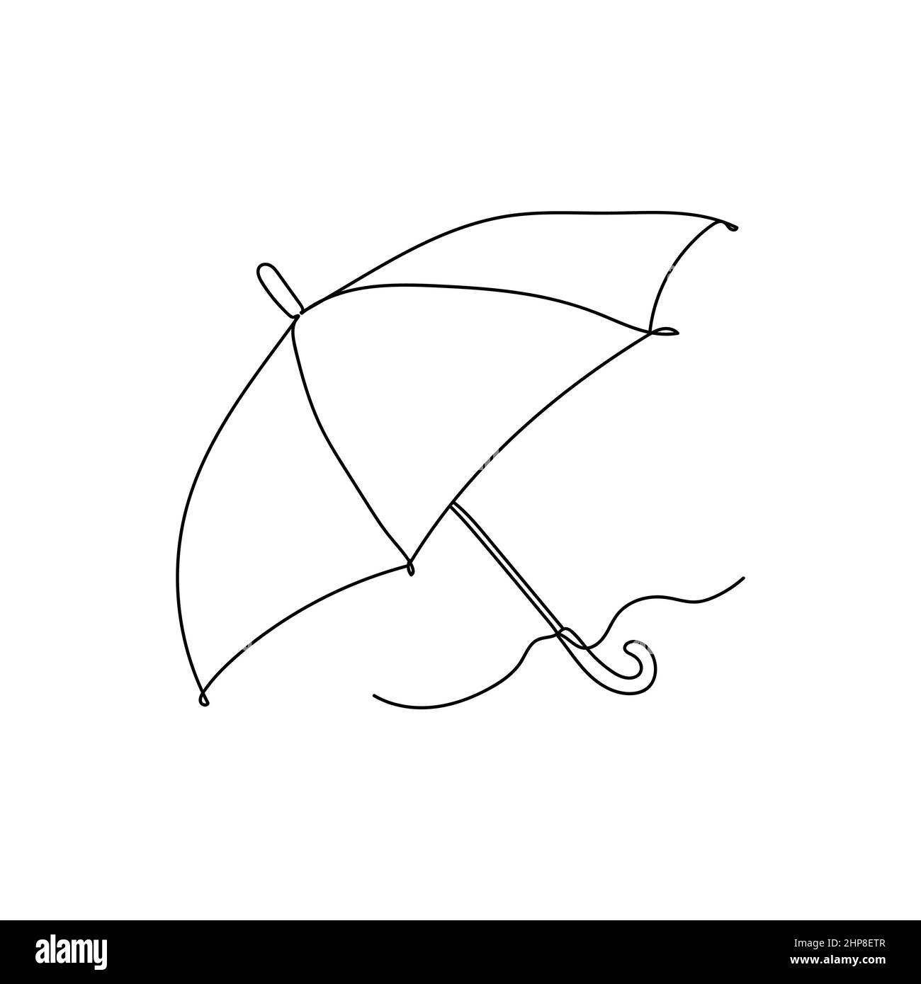 One line drawing open Cut Out Stock Images & Pictures - Alamy