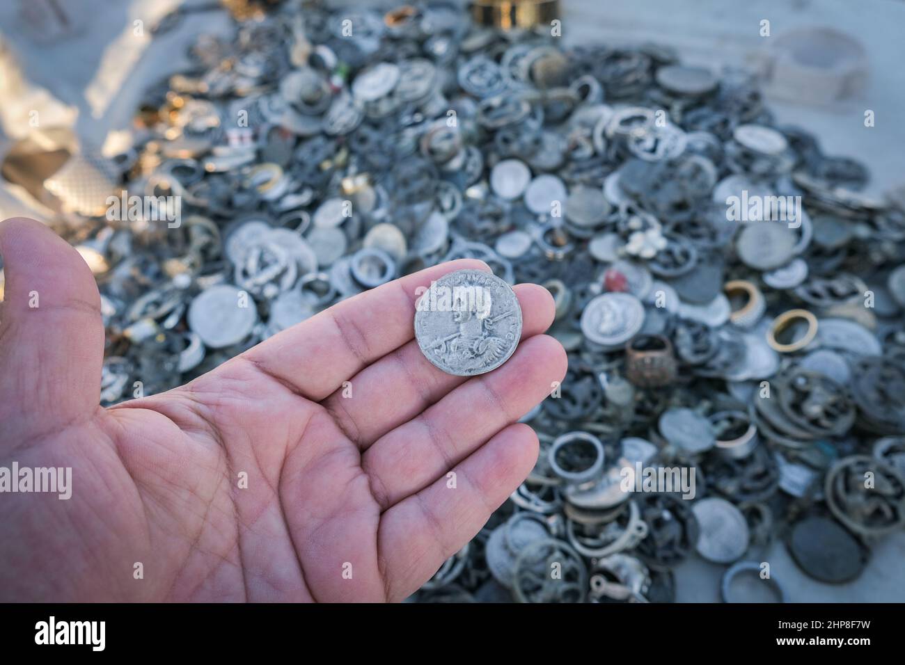 Old greek coins hi-res stock photography and images - Alamy