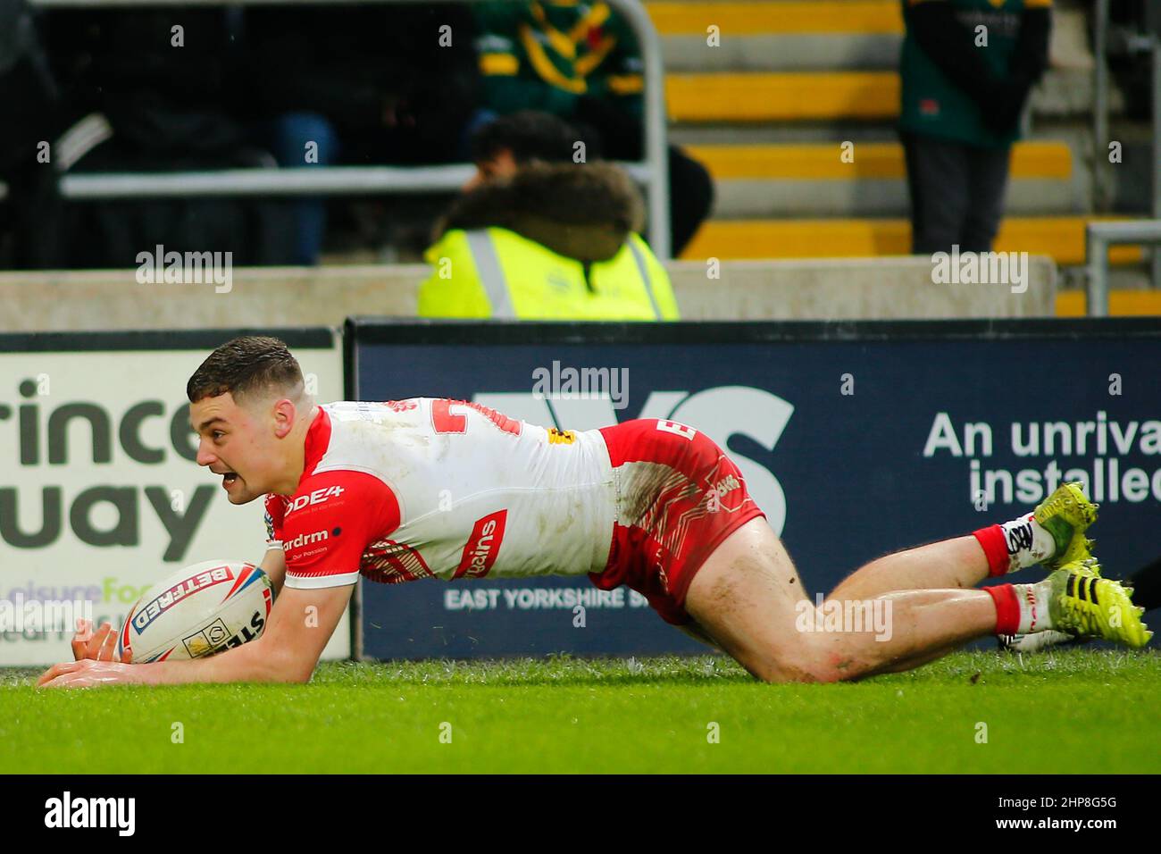 Hull, UK. 19th Feb, 2022. The MKM Stadium, West Park, Hull, East ...