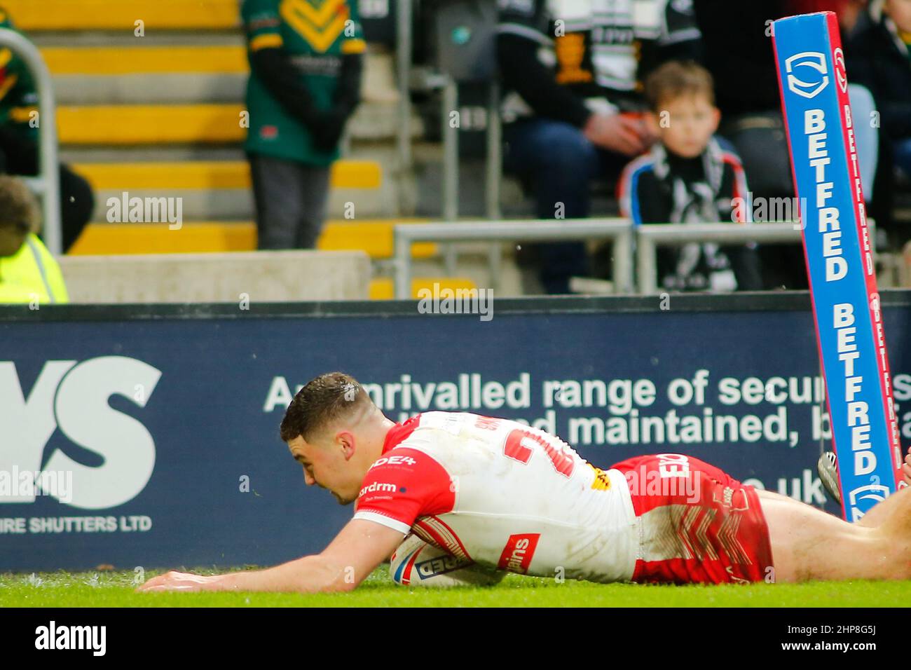 Hull, UK. 19th Feb, 2022. The MKM Stadium, West Park, Hull, East ...