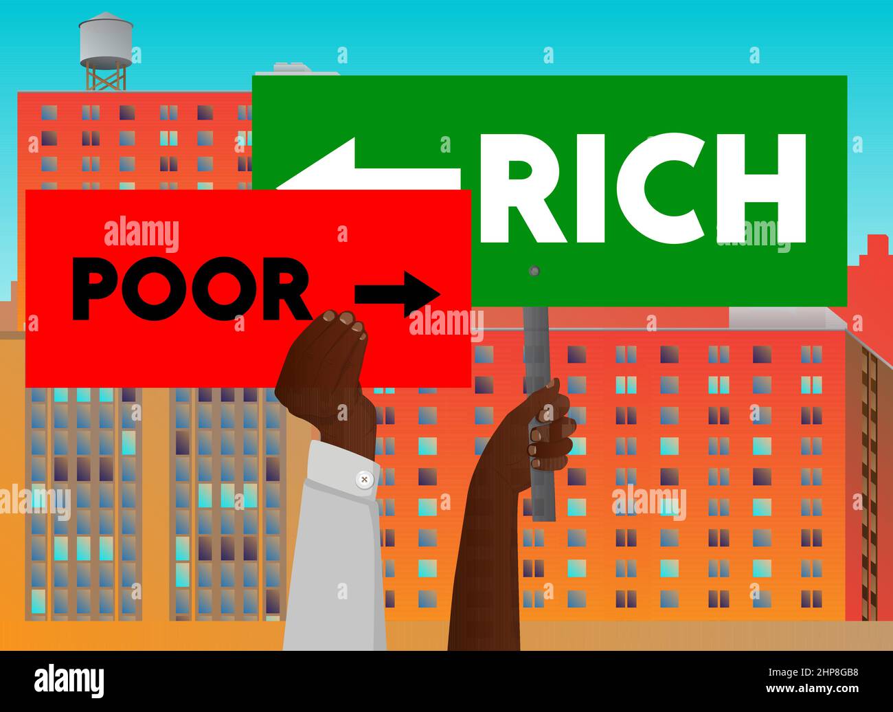 Arrow placard Stock Vector Images - Alamy