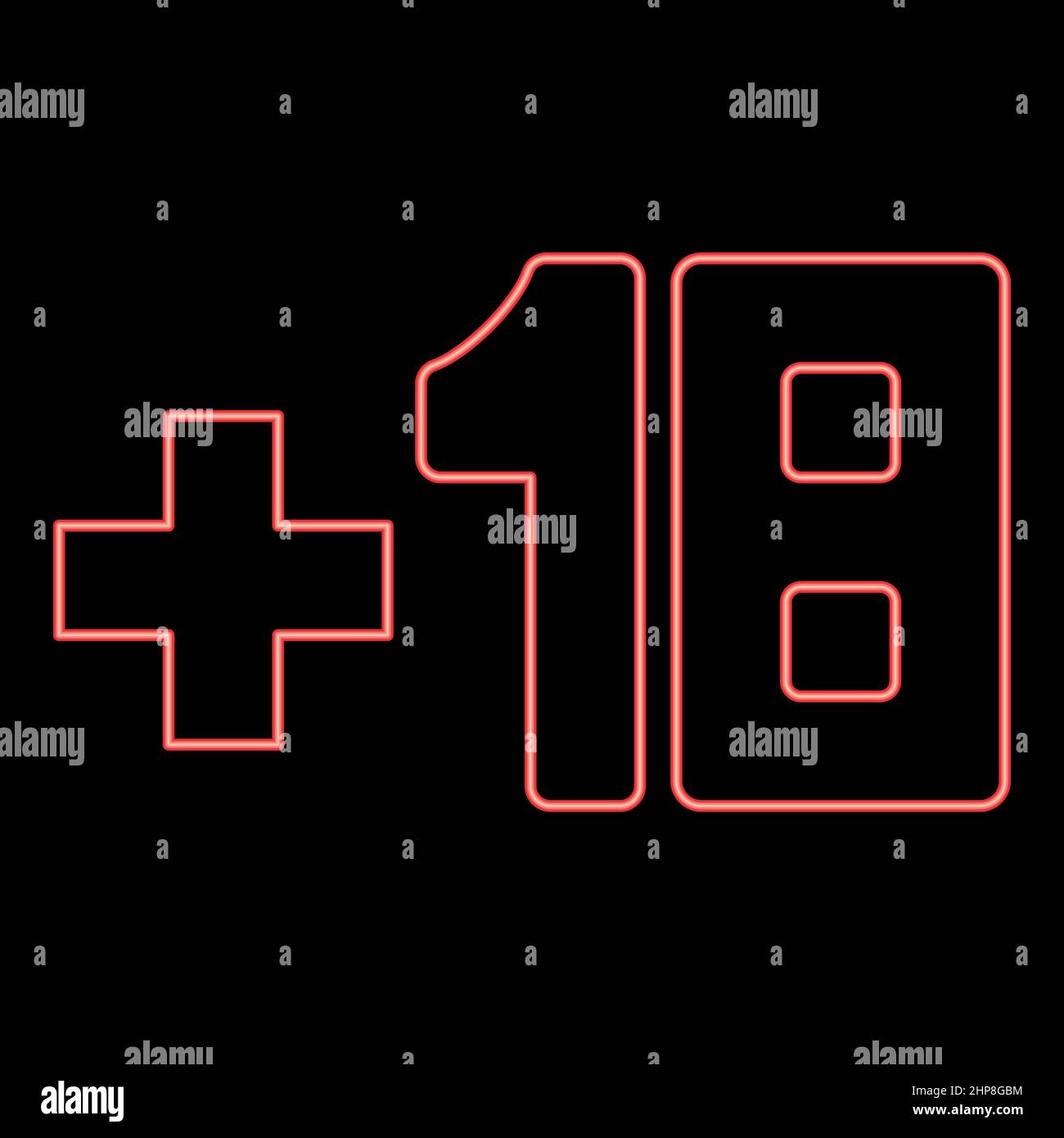 No under 18 sign' Stock Vector Images - Alamy