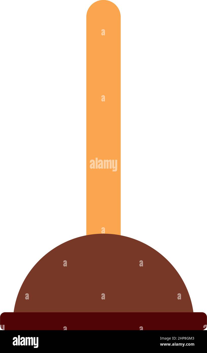 Plunger icon hi-res stock photography and images - Alamy
