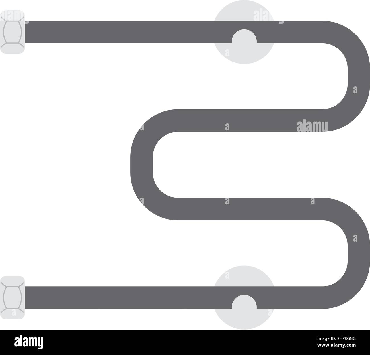 Towel hanger icon flat Cut Out Stock Images & Pictures - Alamy