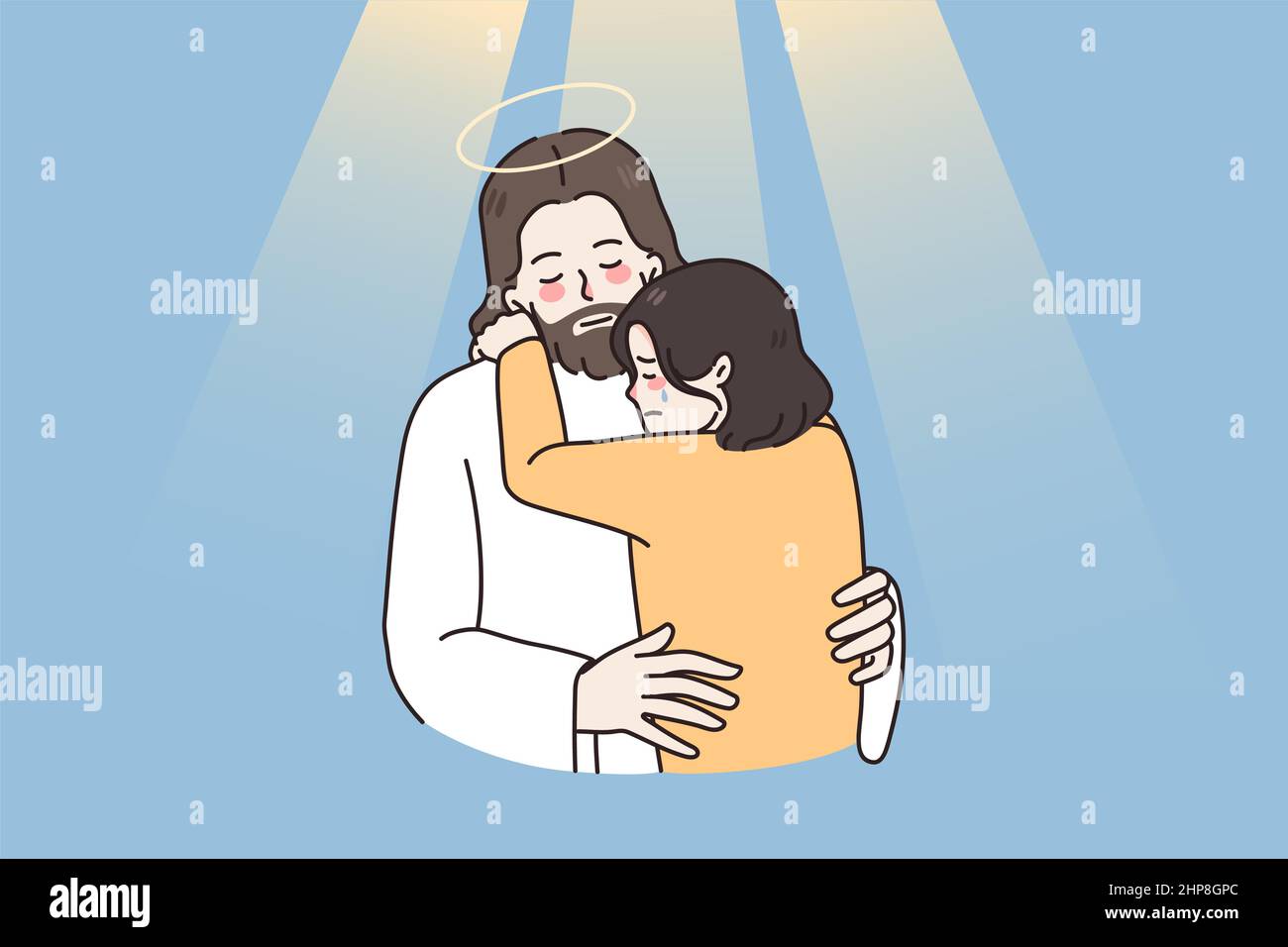 Santa Jesus Hugs
