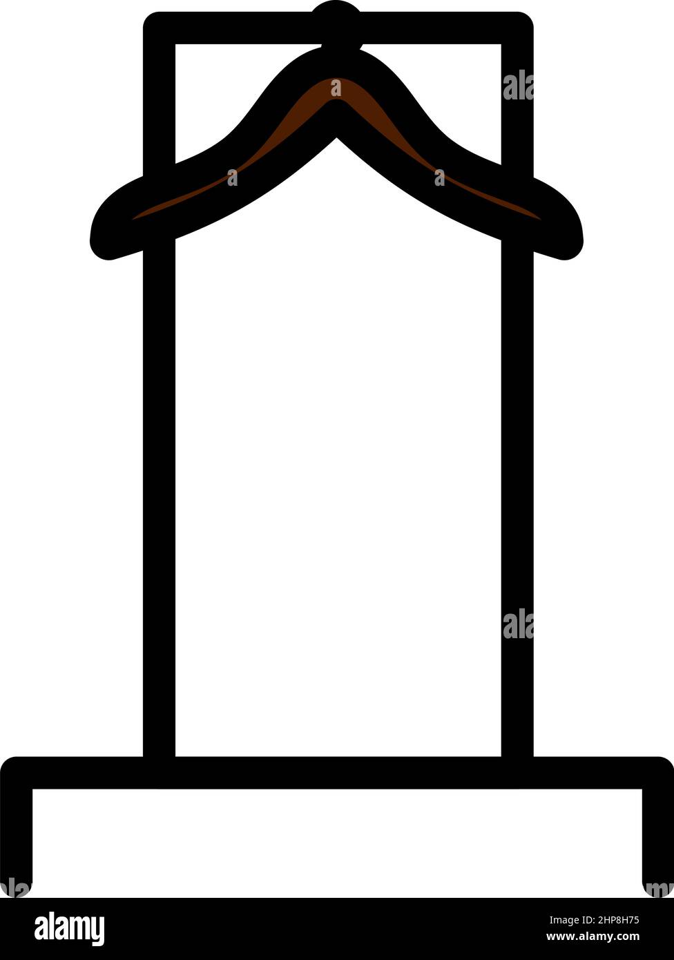 Old cloth rack Stock Vector Images - Alamy