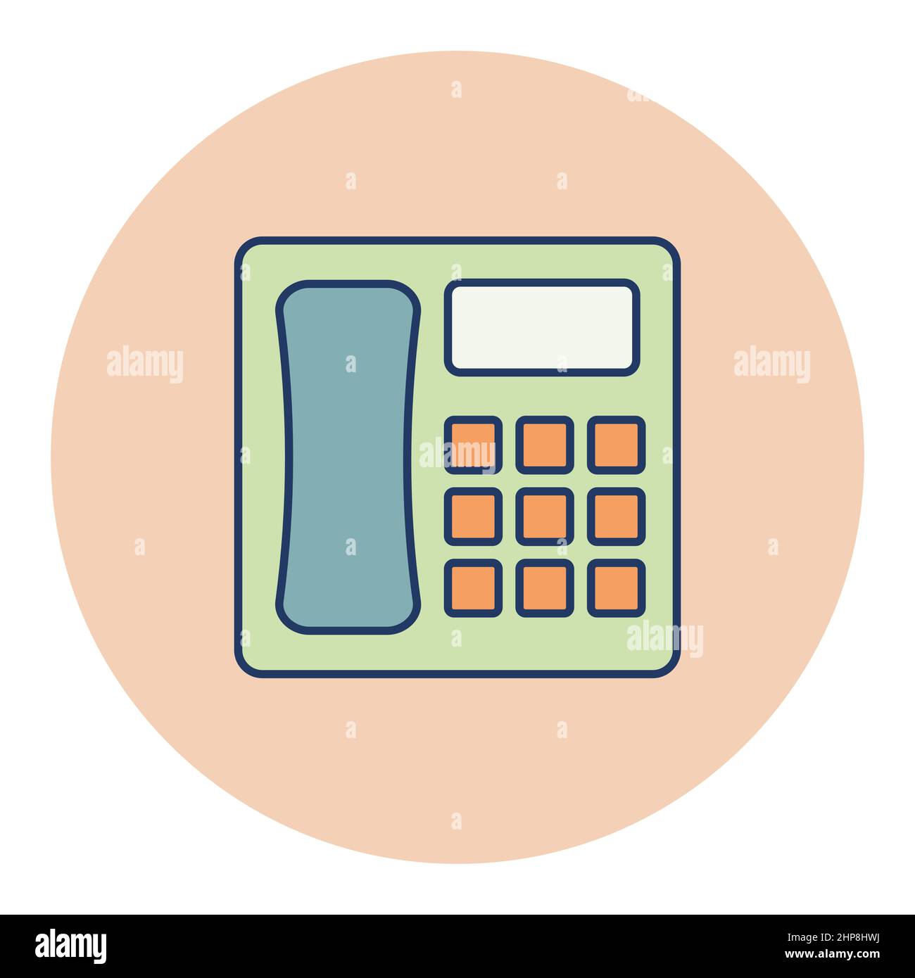 Phone icon for ui Stock Vector Images - Alamy