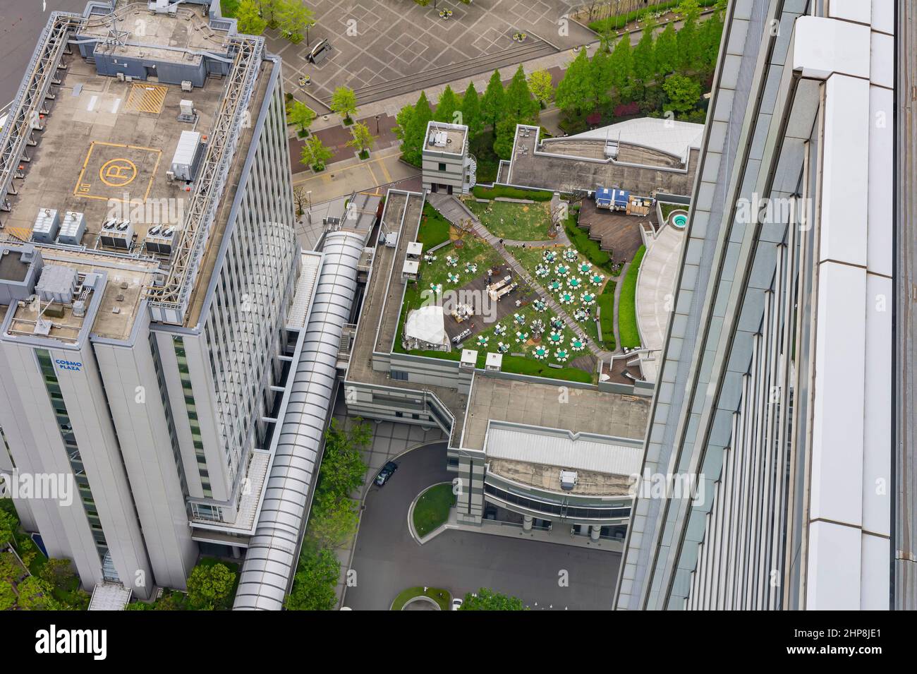Japan osaka birds eye view hi-res stock photography and images - Alamy