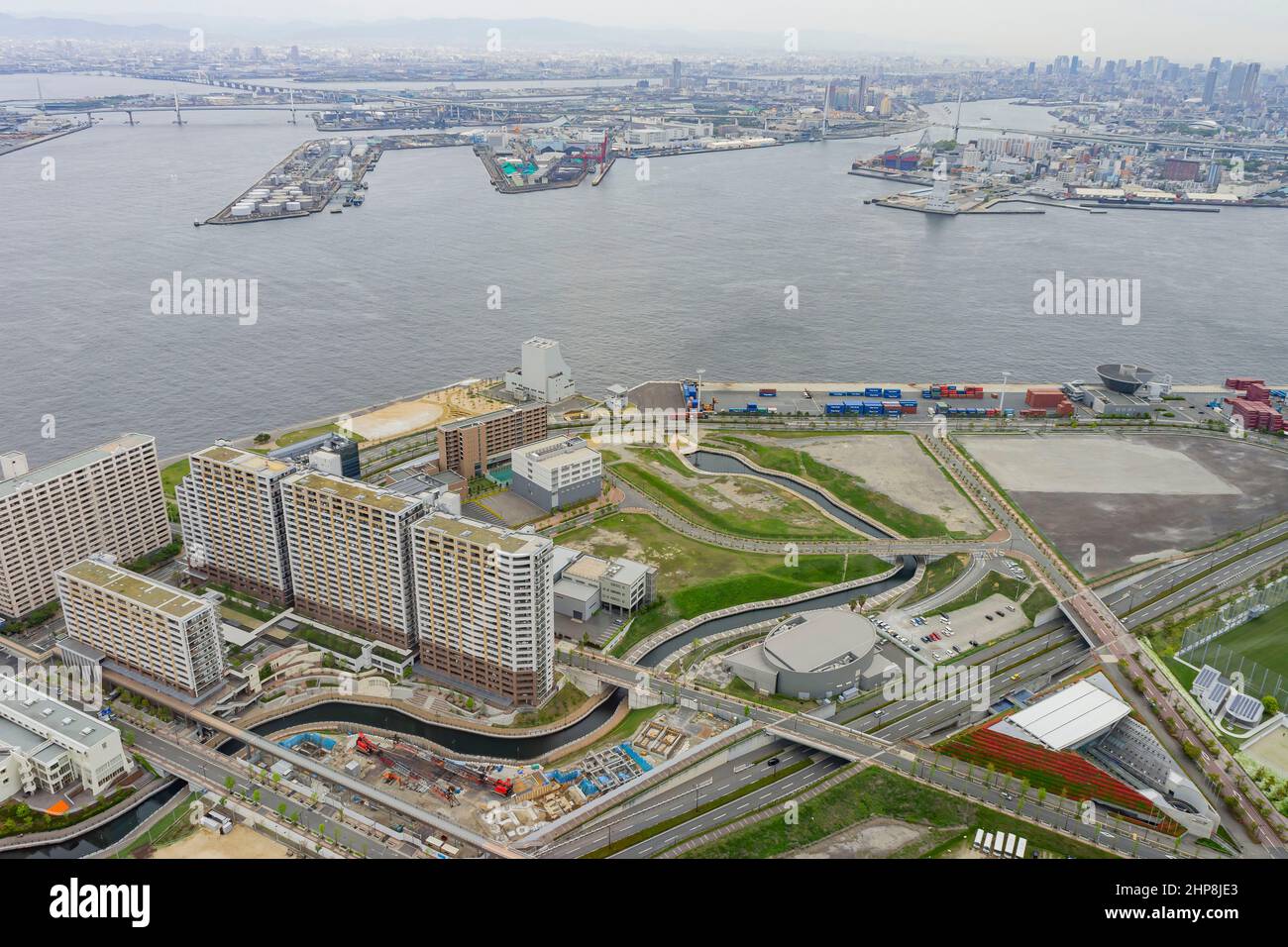 Japan osaka birds eye view hi-res stock photography and images - Alamy