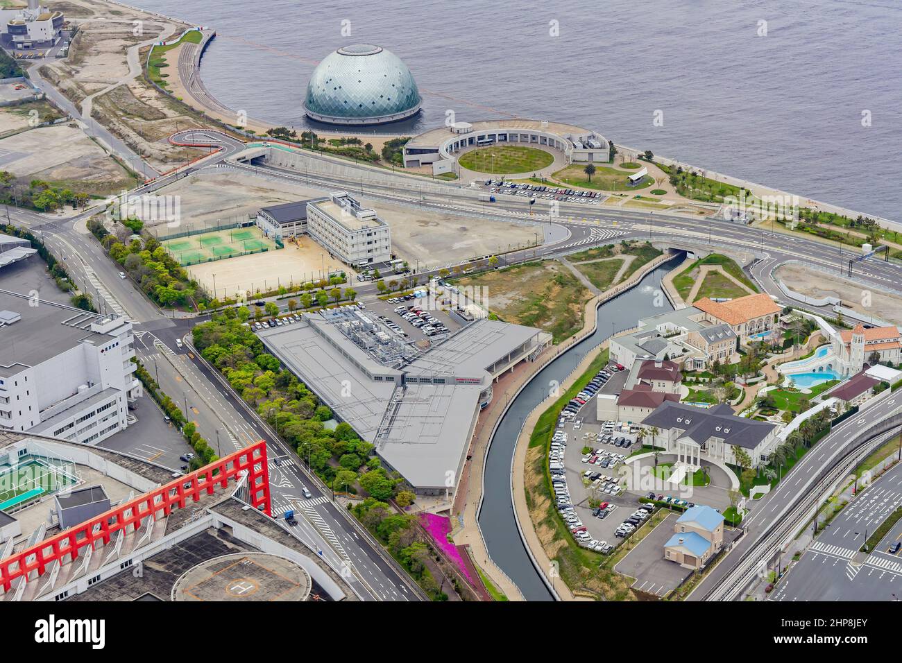 Japan osaka birds eye view hi-res stock photography and images - Alamy