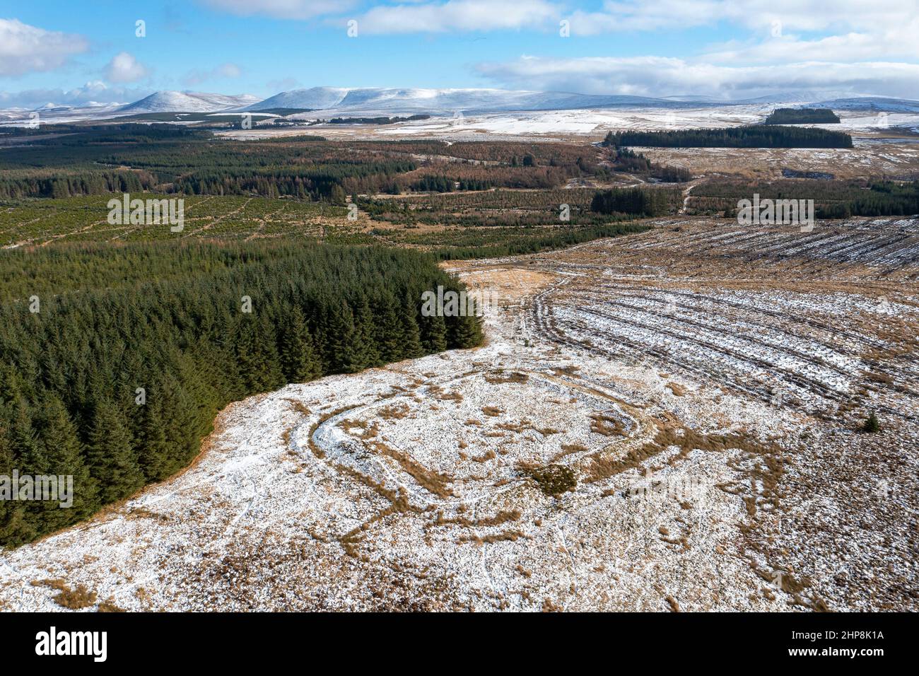 Roman fortlet drone hi-res stock photography and images - Alamy