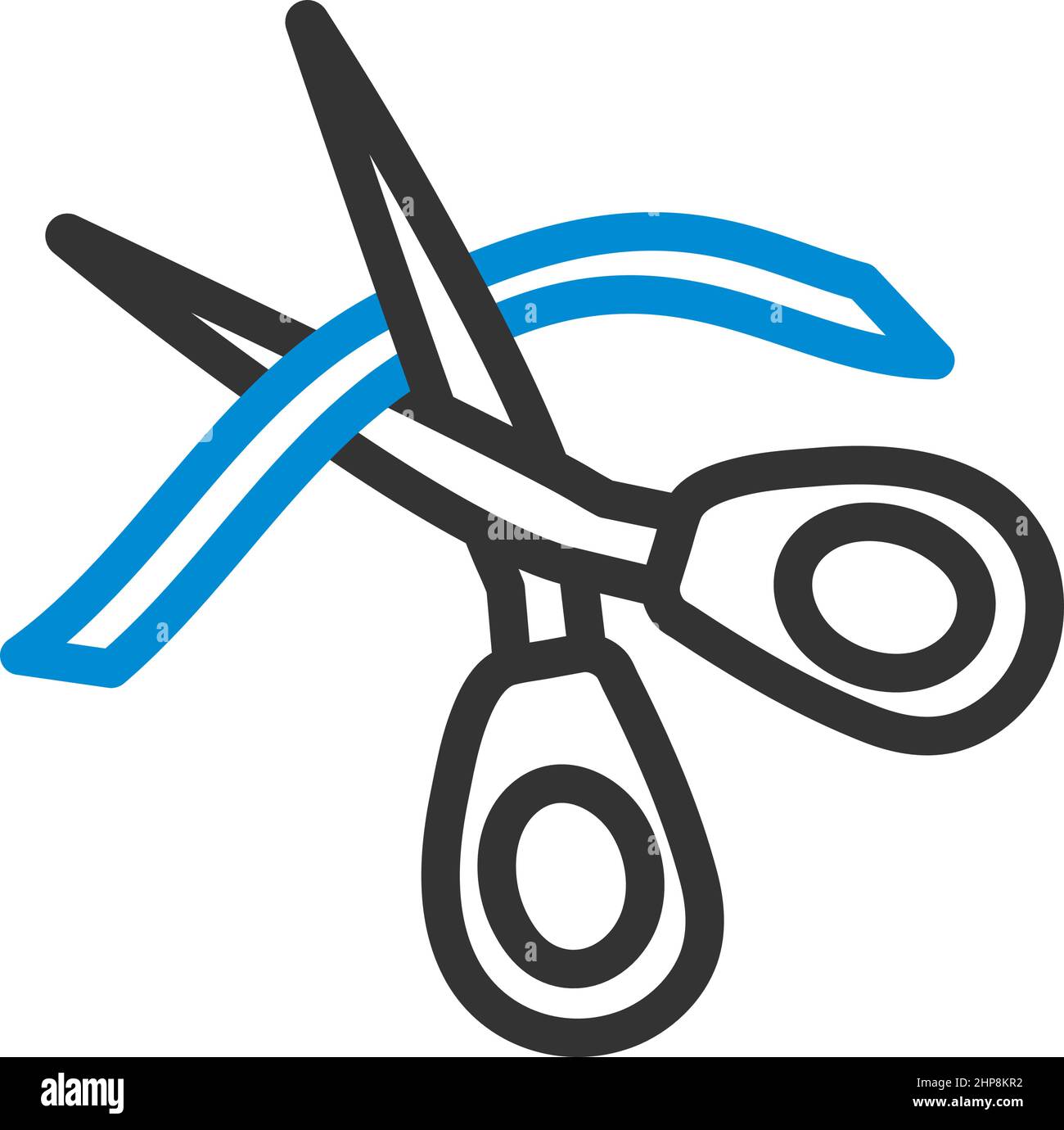 Ceremony ribbon cut icon Stock Vector Images - Alamy