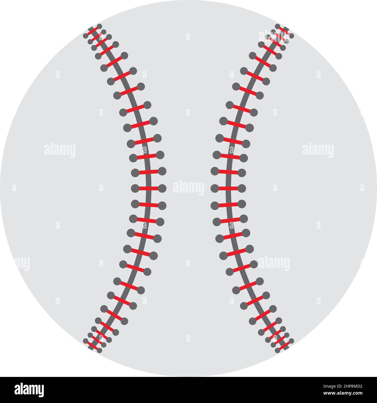 Baseball Ball Icon Stock Vector Image & Art - Alamy