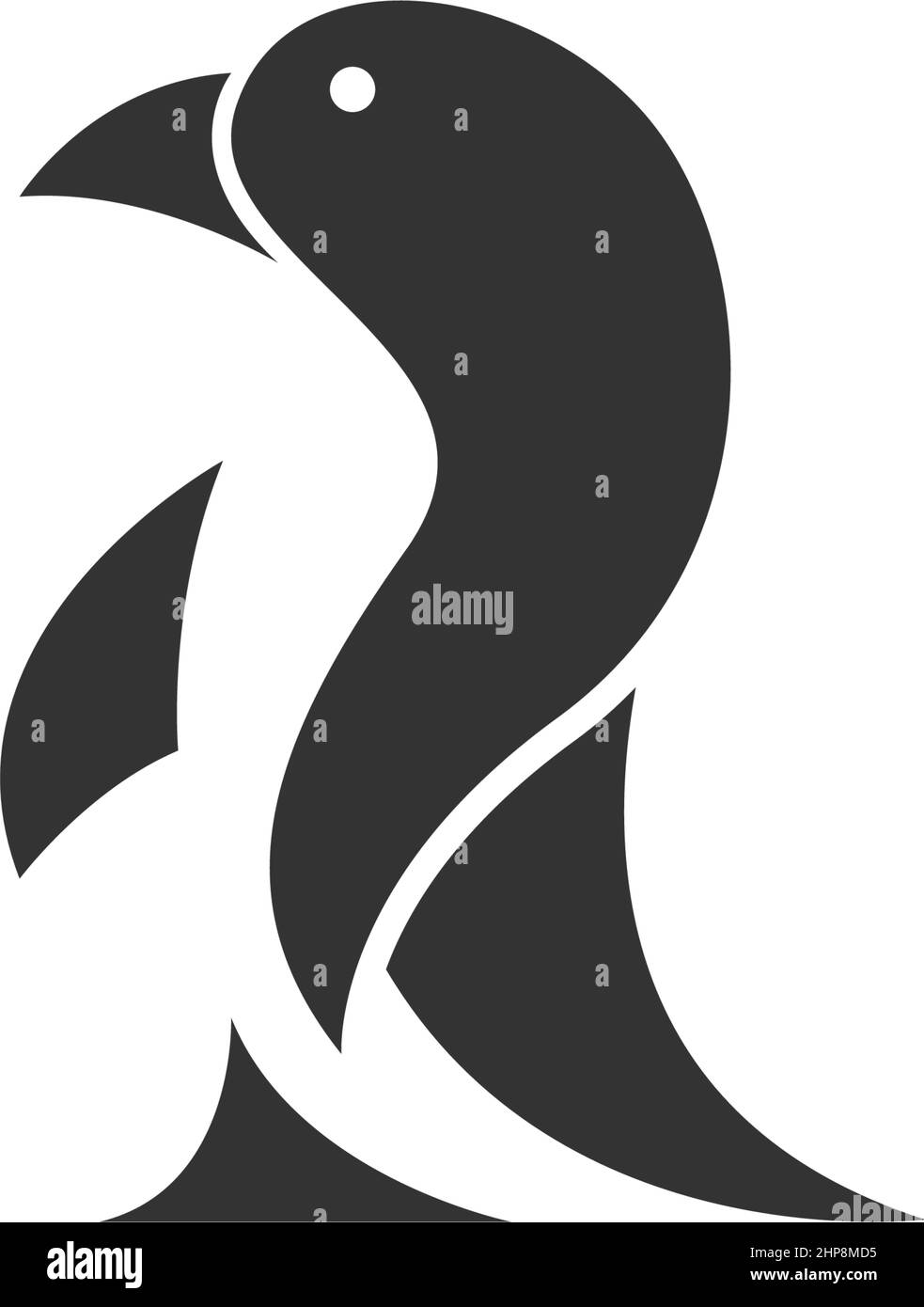 Penguin icon logo design template illustration Stock Vector Image & Art ...