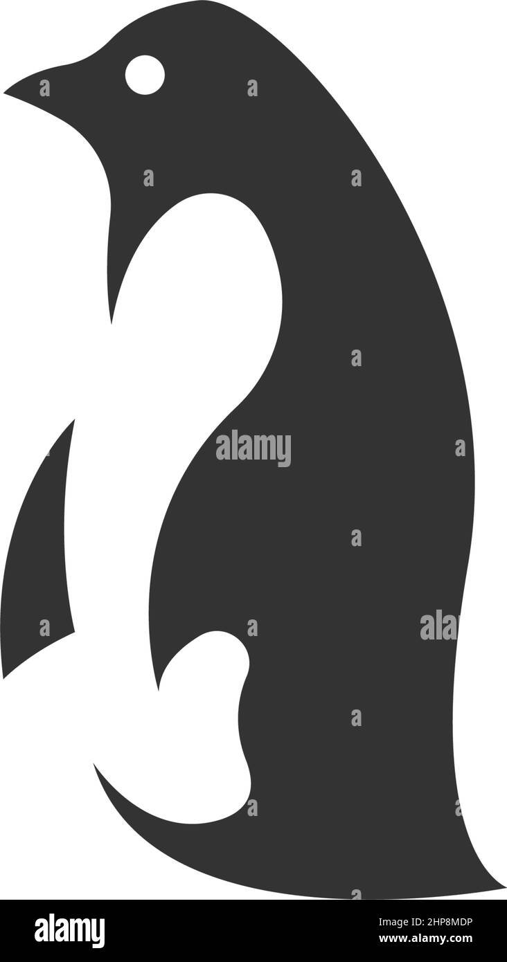 Penguin icon logo design template illustration Stock Vector Image & Art ...