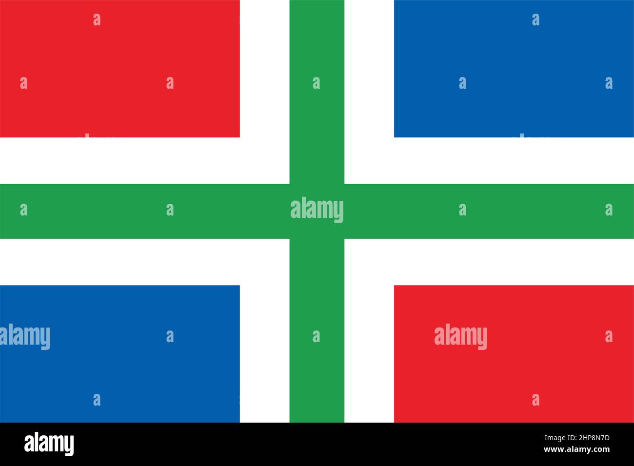 Groningen flag Stock Vector Images - Alamy