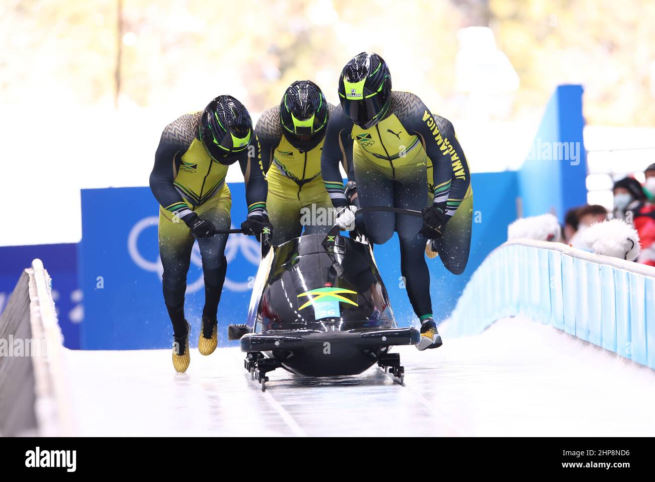 Beijing, China. 19th Feb, 2022. Shanwayne Stephens, Ashley Watson ...