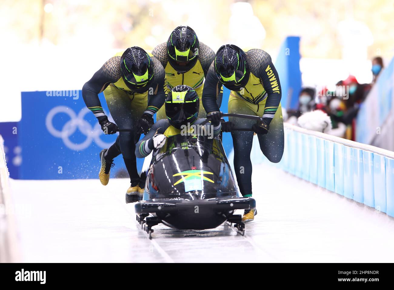 Beijing, China. 19th Feb, 2022. Shanwayne Stephens, Ashley Watson ...