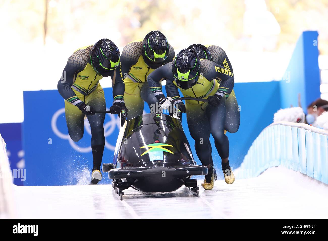 Beijing, China. 19th Feb, 2022. Shanwayne Stephens, Ashley Watson ...