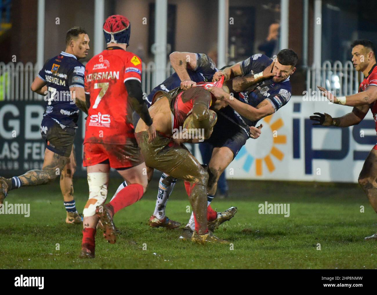 Betfred Championship, Featherstone V London 19.02.2022 Credit: Craig ...