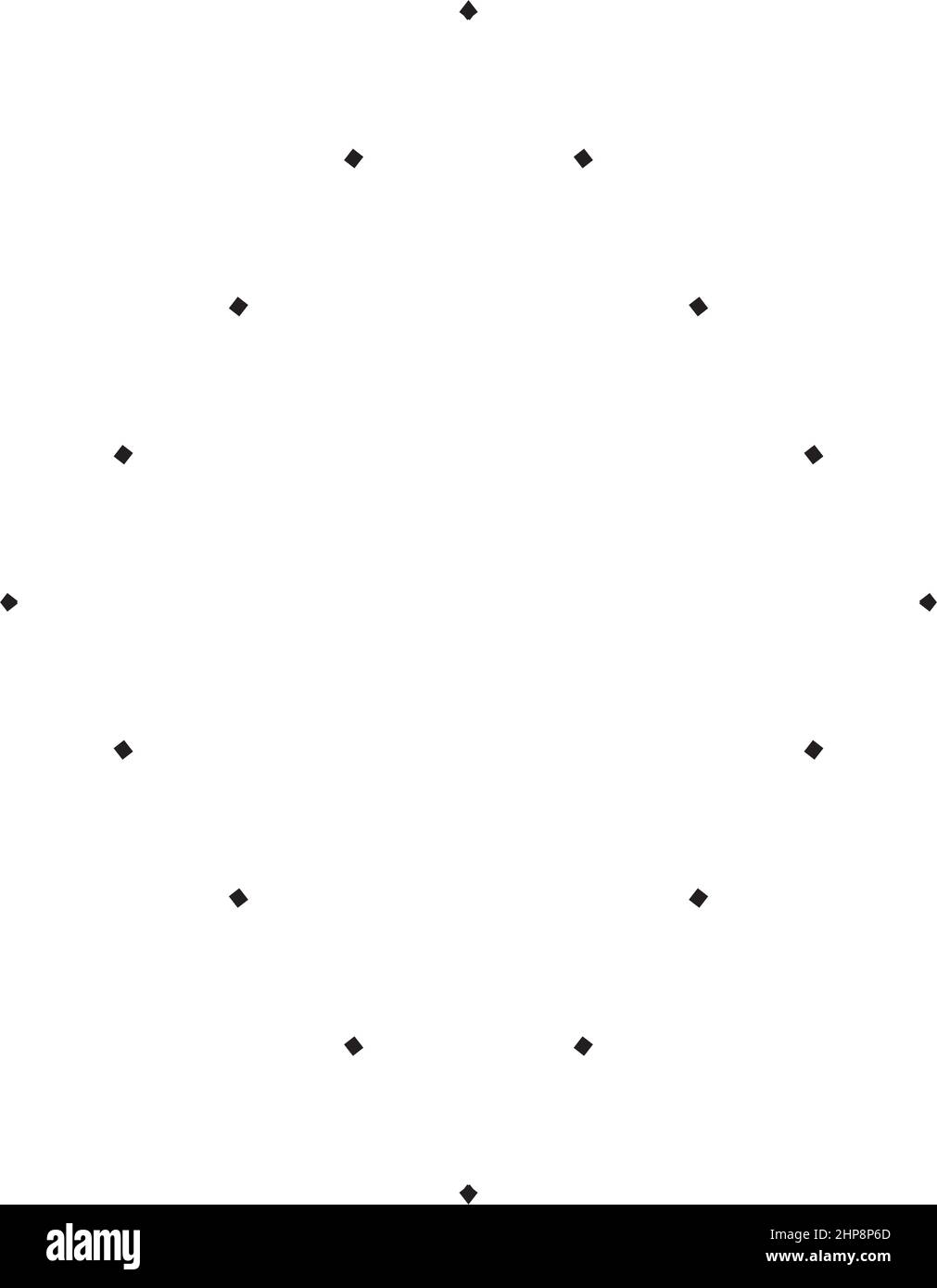 Rhombus shape dotted symbol vector icon for creative graphic design ui ...