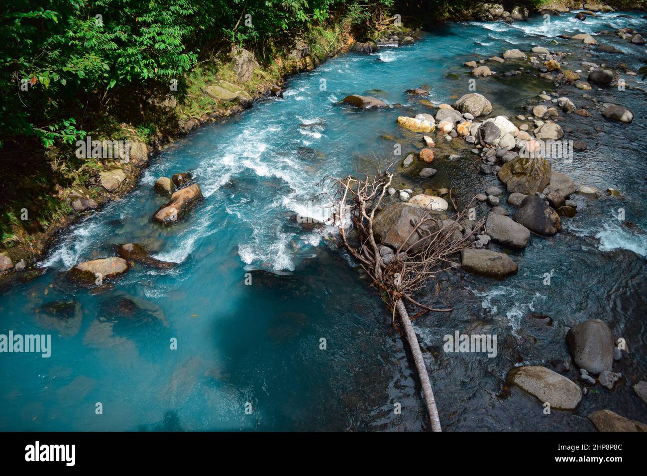 Celeste River (Rio Celeste) in Costa Rica Stock Photo - Alamy