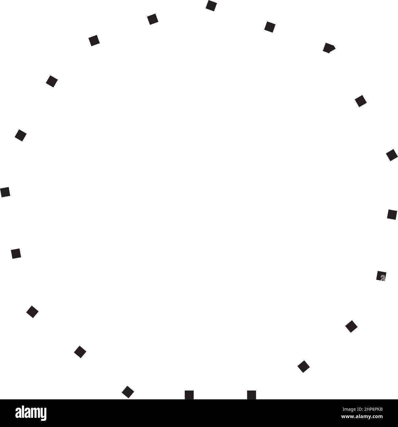 Dotted nonagon shape for tracing hi-res stock photography and images ...