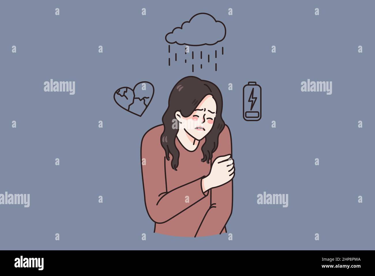 Suffer bad Stock Vector Images - Alamy