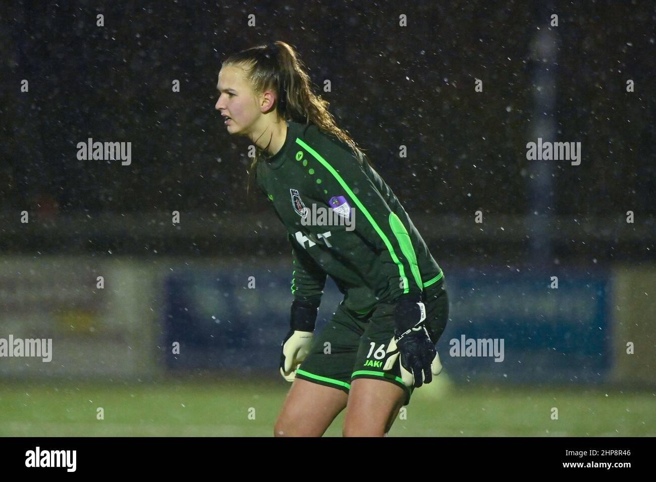 ALKMAAR, NETHERLANDS - FEBRUARY 19: Femke Liefting of VV Alkmaar during ...