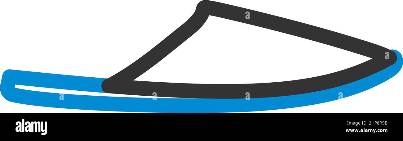 Man Home Slipper Icon Stock Vector Image & Art - Alamy