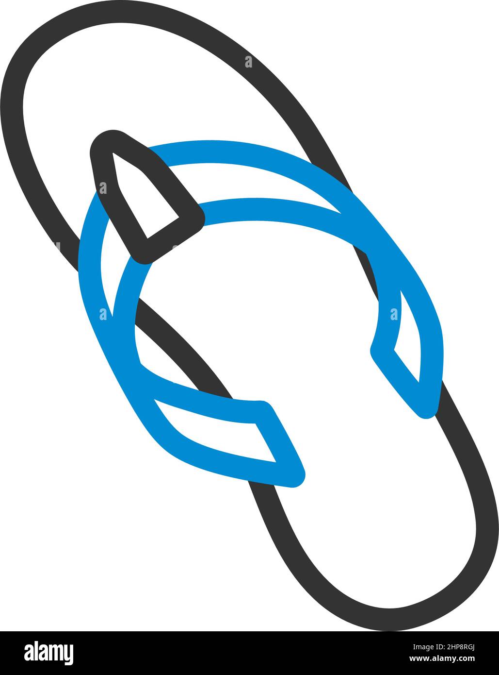 Flip Flop Icon Stock Vector Image & Art - Alamy