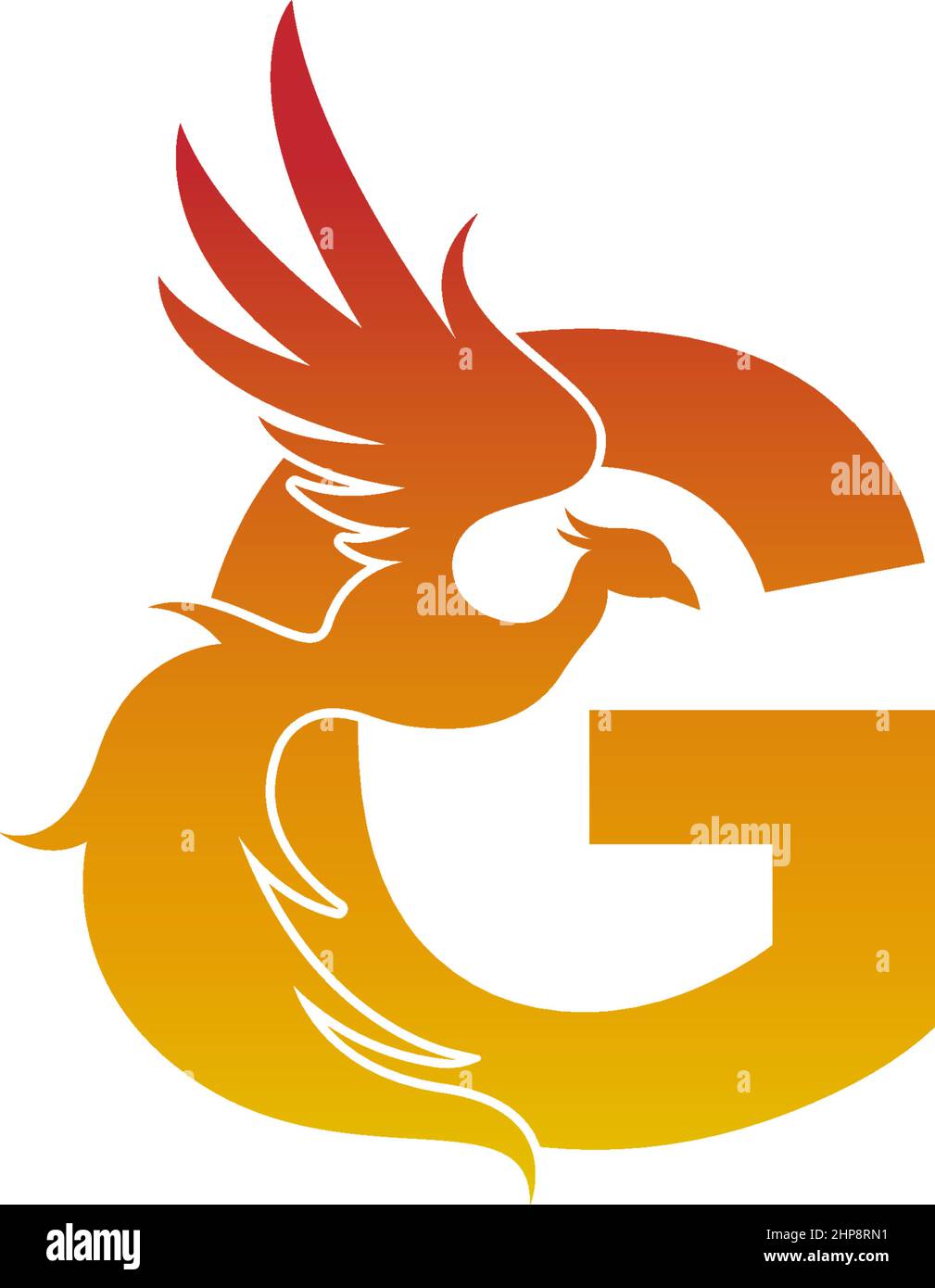 Bird with letter g logo hi-res stock photography and images - Alamy