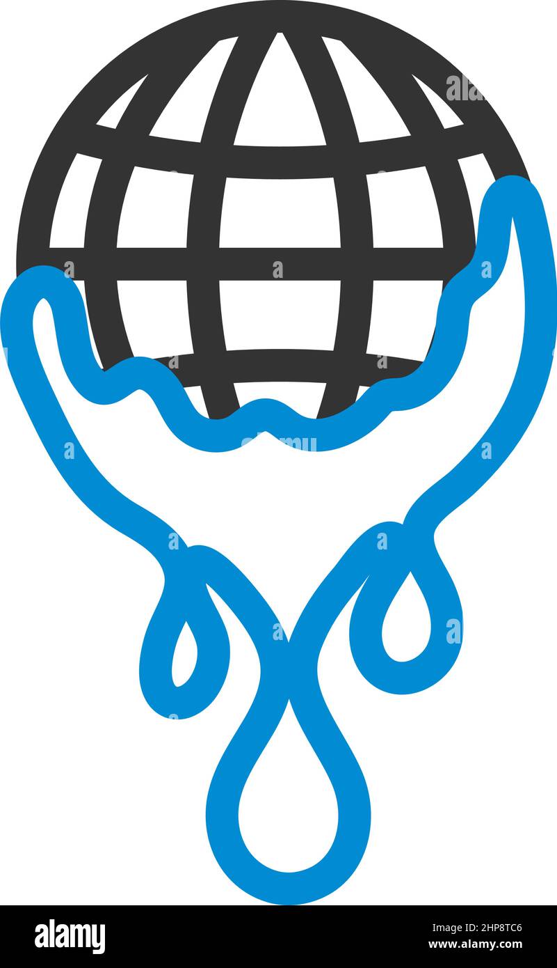 Planet earth color line hi-res stock photography and images - Alamy