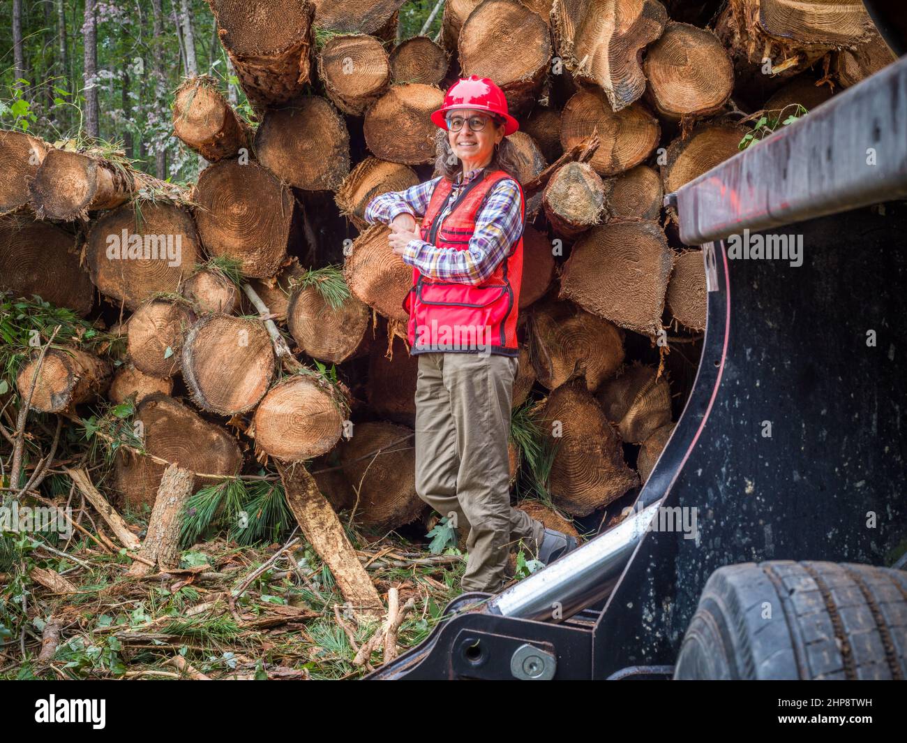 Forestry worker hi-res stock photography and images - Alamy