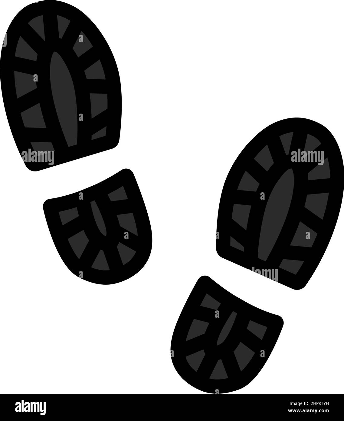 Boot Print Icon Stock Vector Image & Art - Alamy