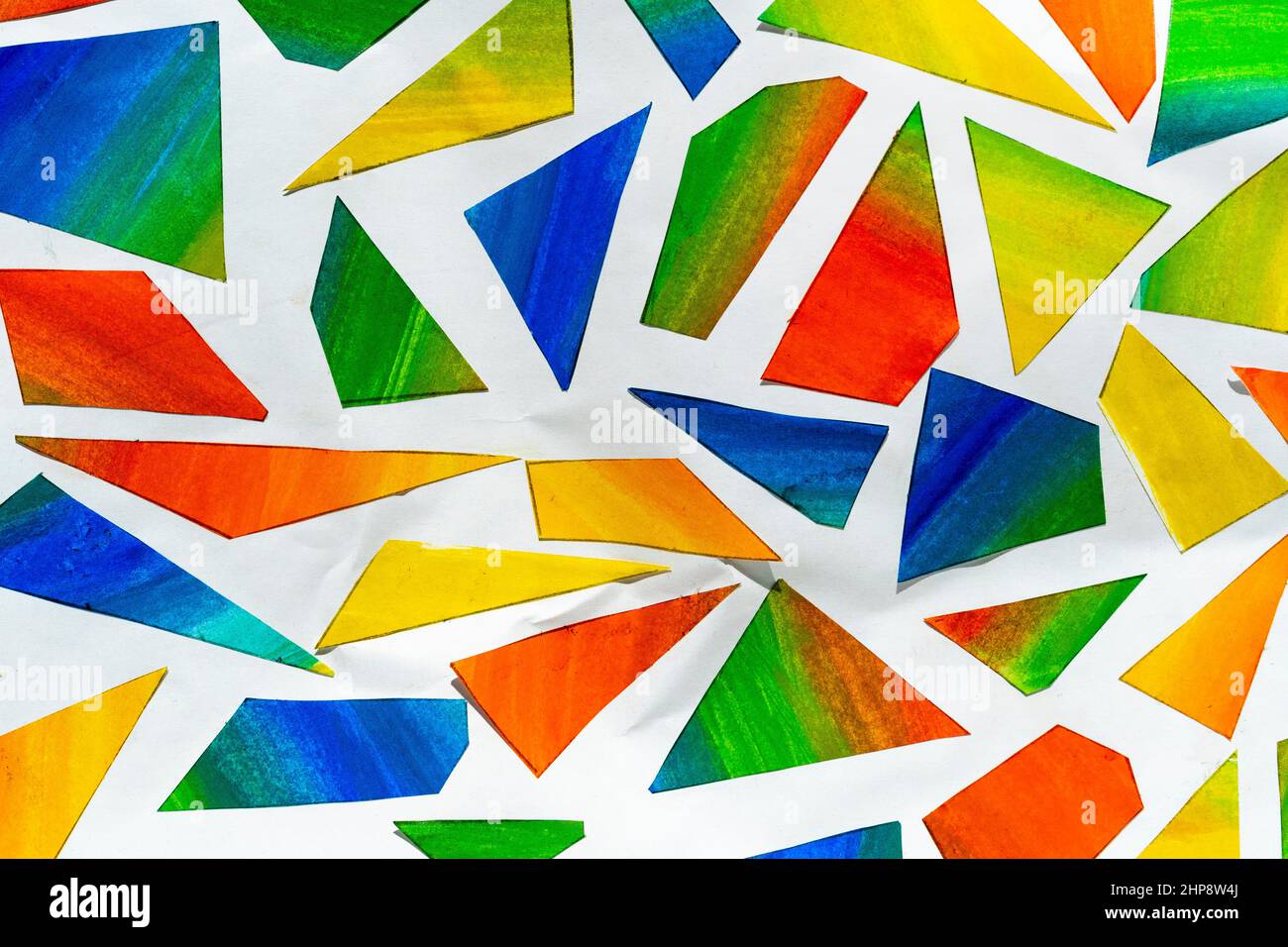colored pieces of paper. set of Ripped colorful papers Stock Photo - Alamy