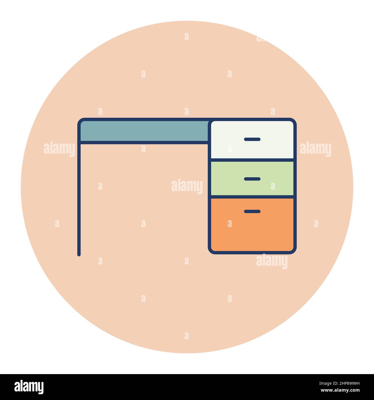 Desk sign Stock Vector Images - Alamy