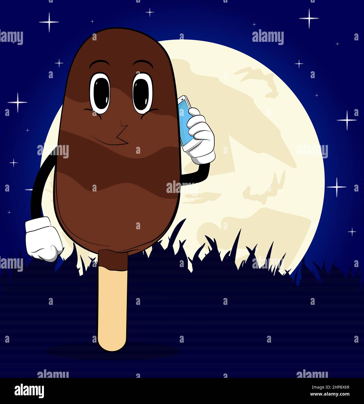 Ice telephone Stock Vector Images - Alamy