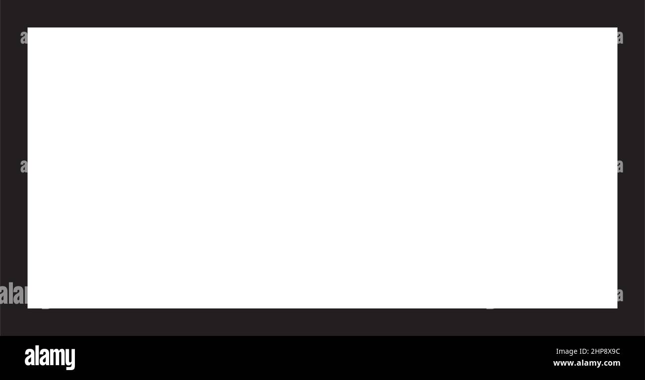 Rectangle Shape Icon Vector Outline Stroke Symbol For Creative Graphic Design Ui Element In A