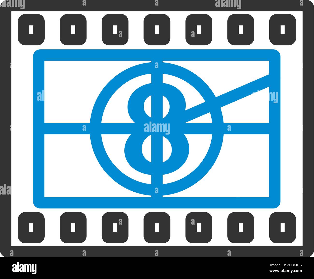 Movie Frame With Countdown Icon Stock Vector Image & Art - Alamy