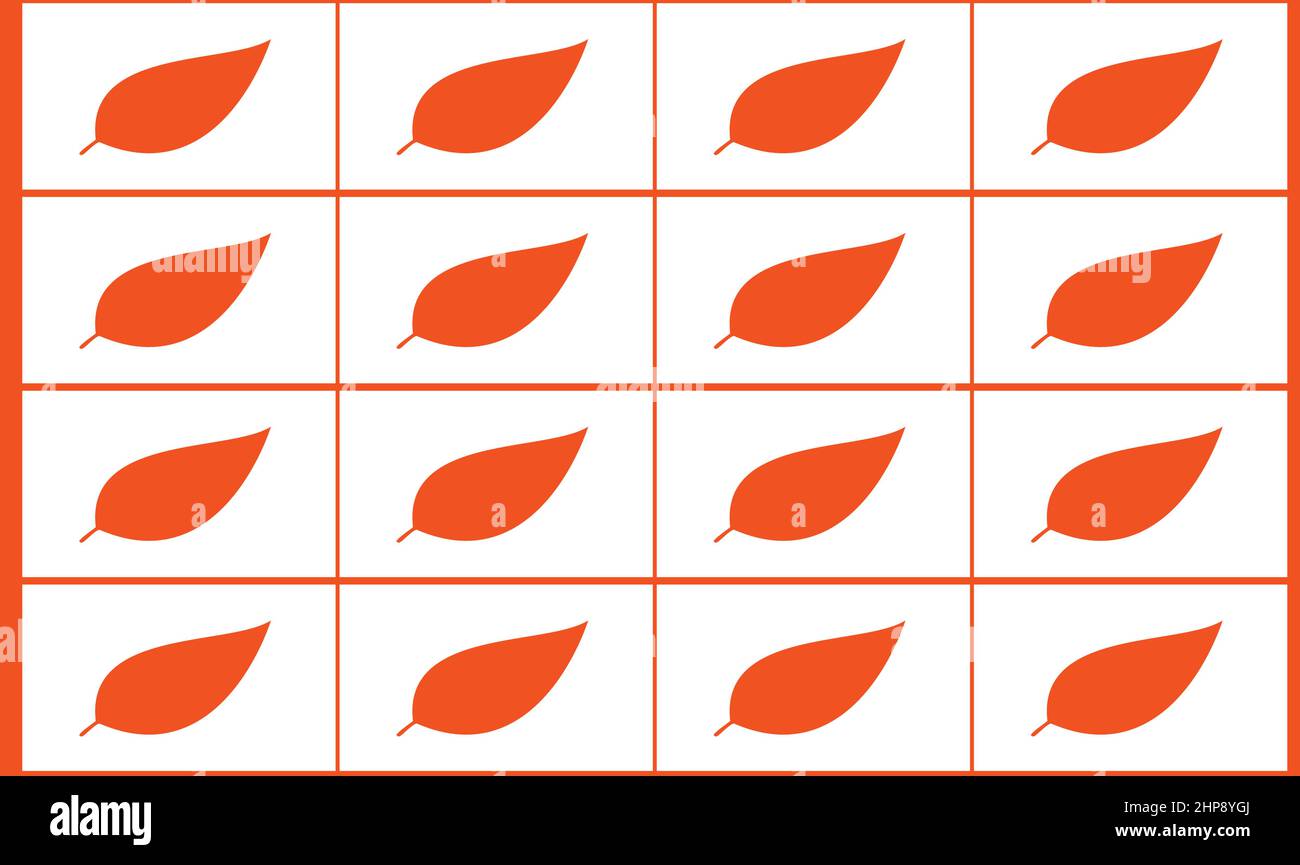 Leaf decor art Stock Vector Images - Alamy