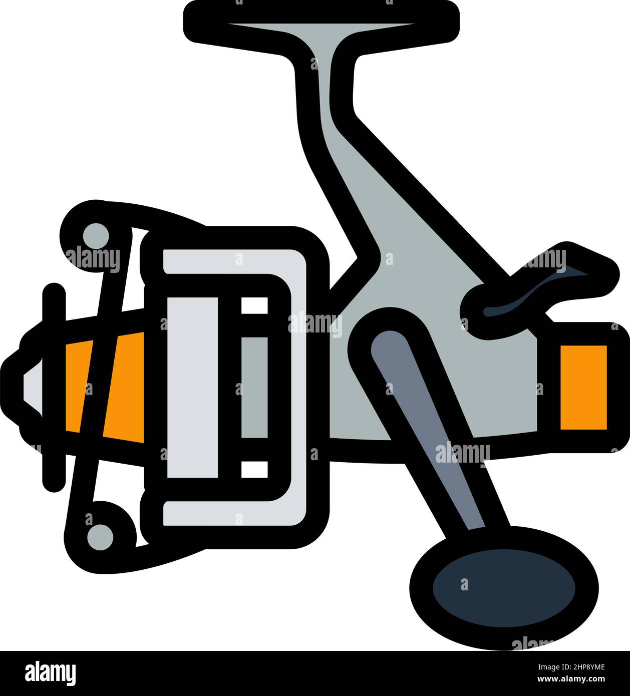 Fishing reel Stock Vector Images - Alamy