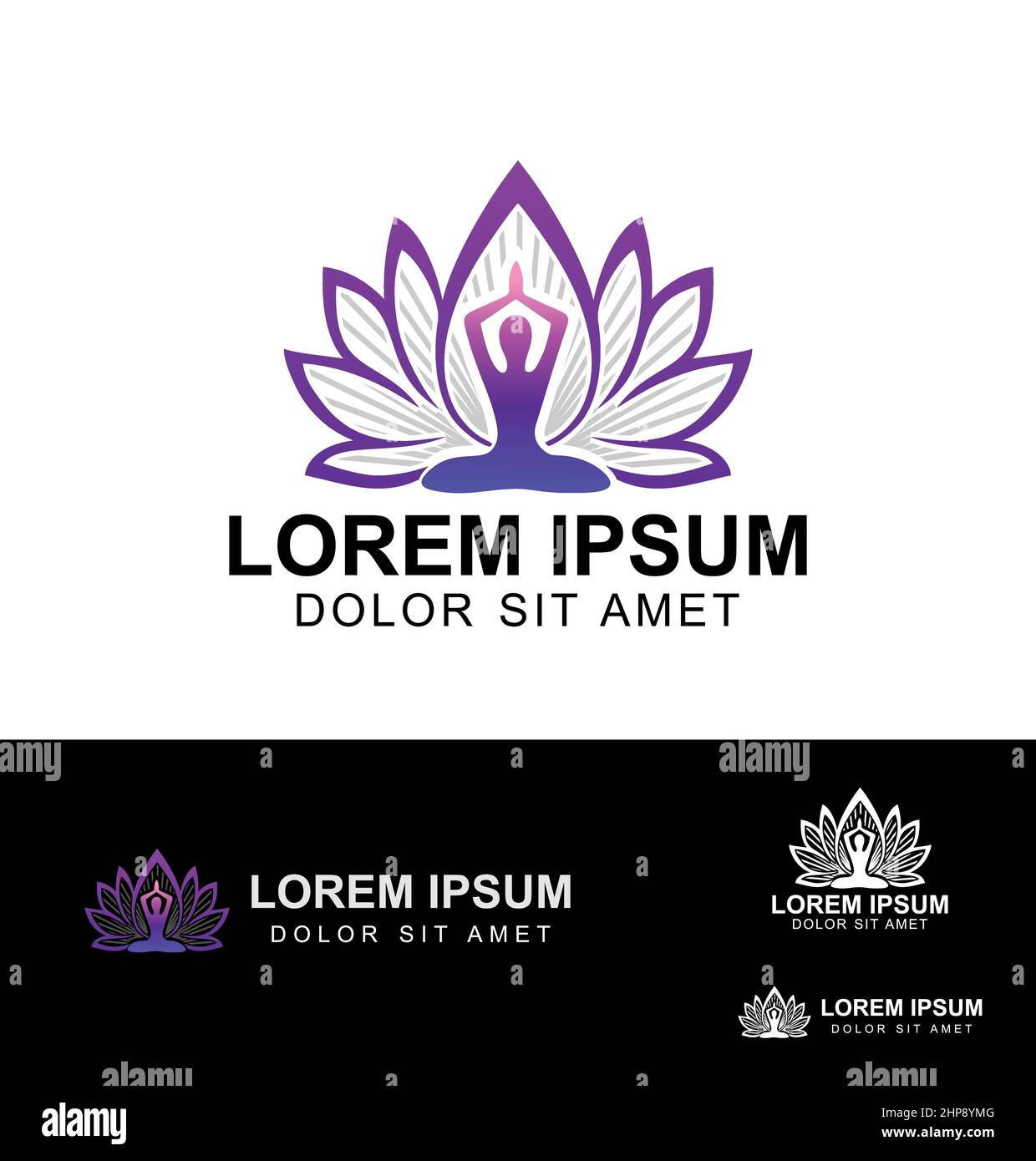 Healthy Yoga Natural Leaf Logo Vector Stock Vector Image & Art - Alamy