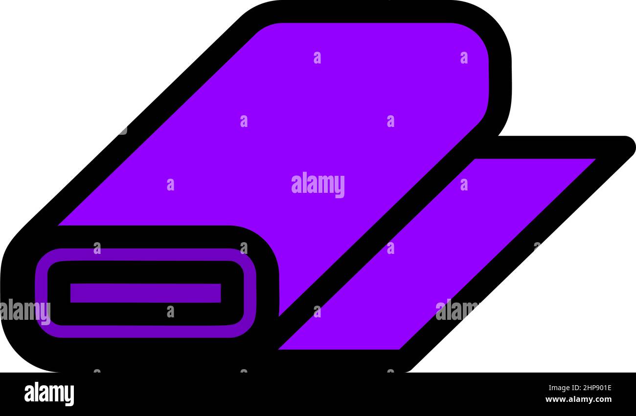 Textile fabric cloth icon Stock Vector Images - Alamy