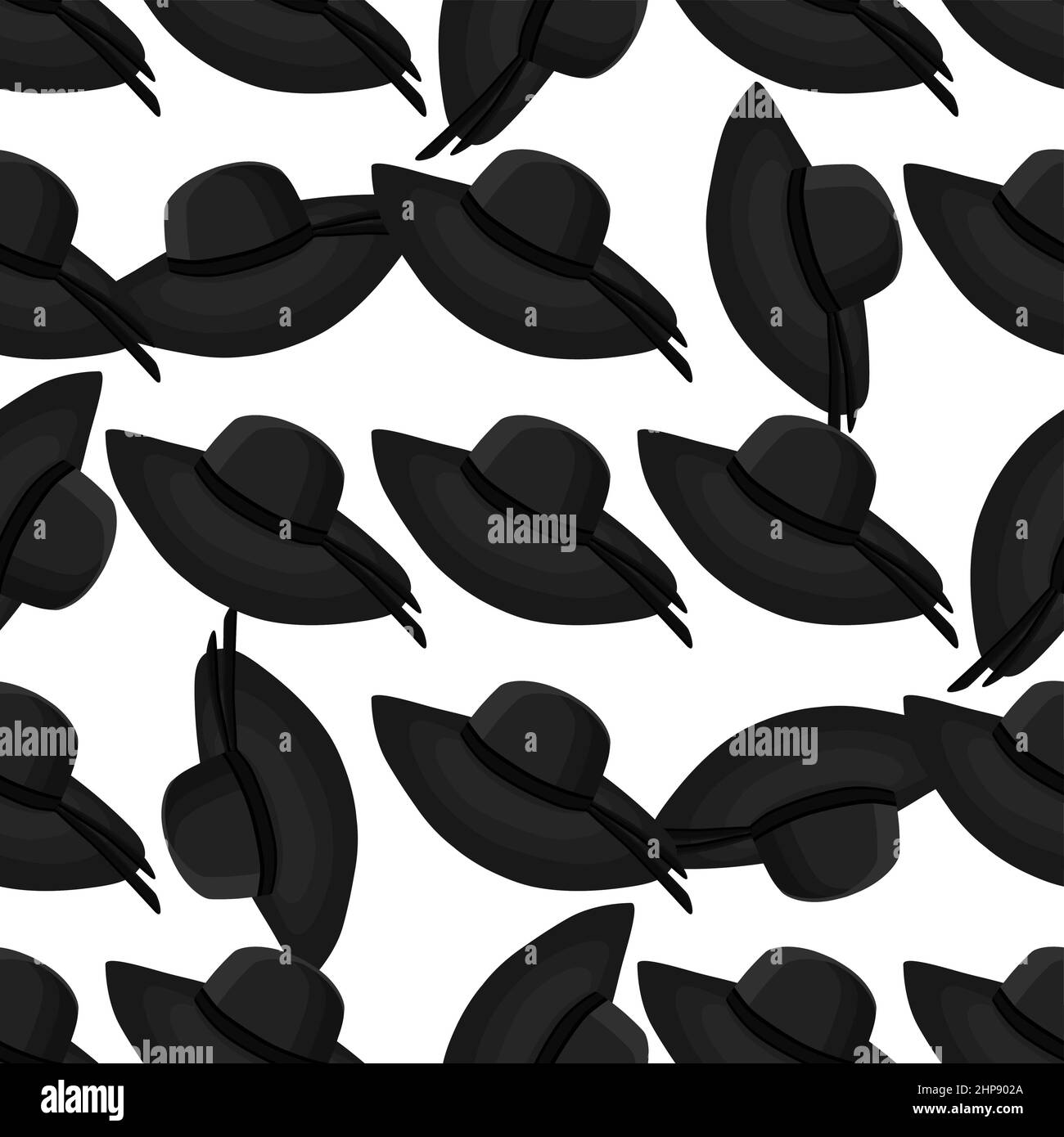 Beach sun hats for women Stock Vector Images - Alamy