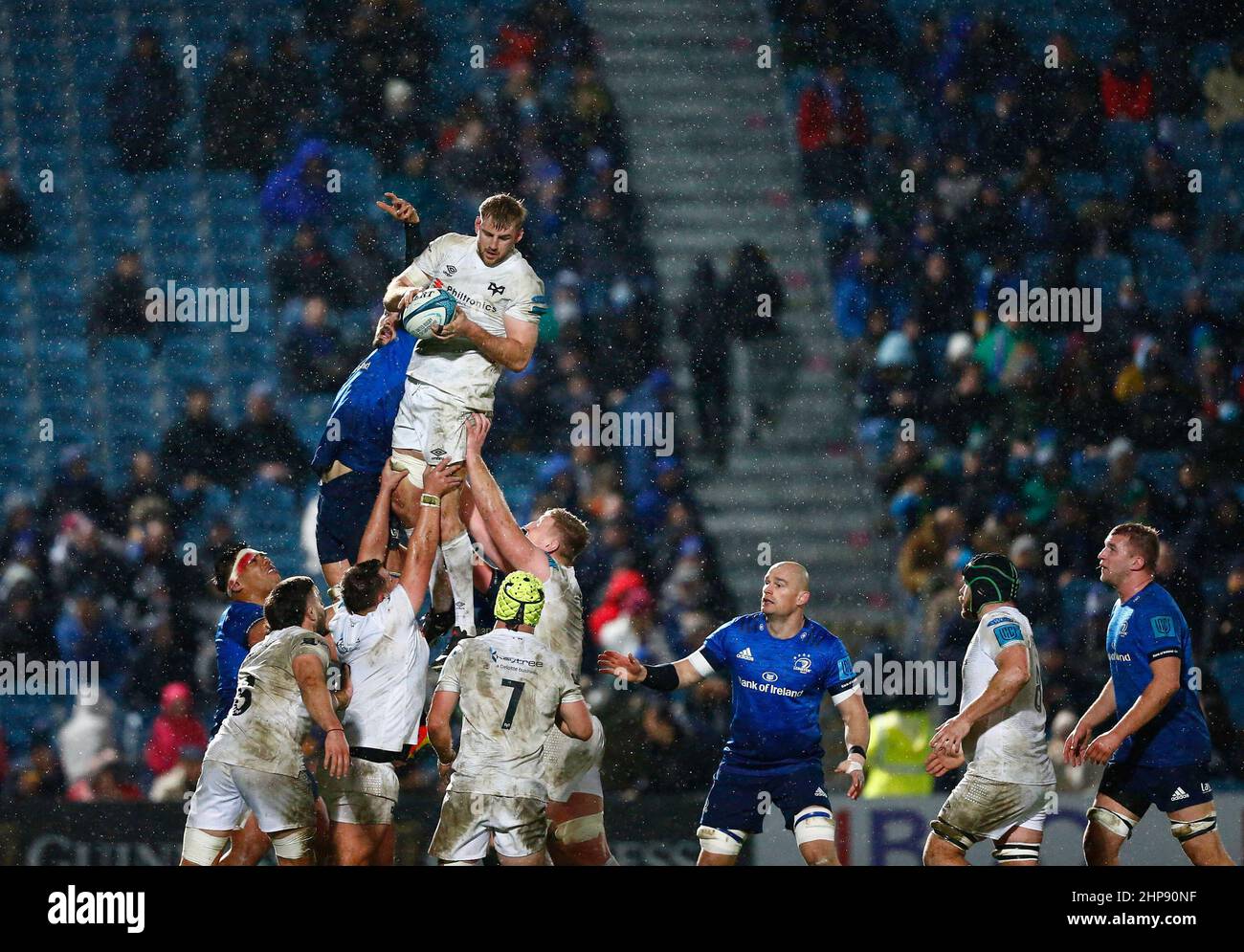 19th February 2022 ; RDS Stadium, Leinster, Ireland: United Rugby ...