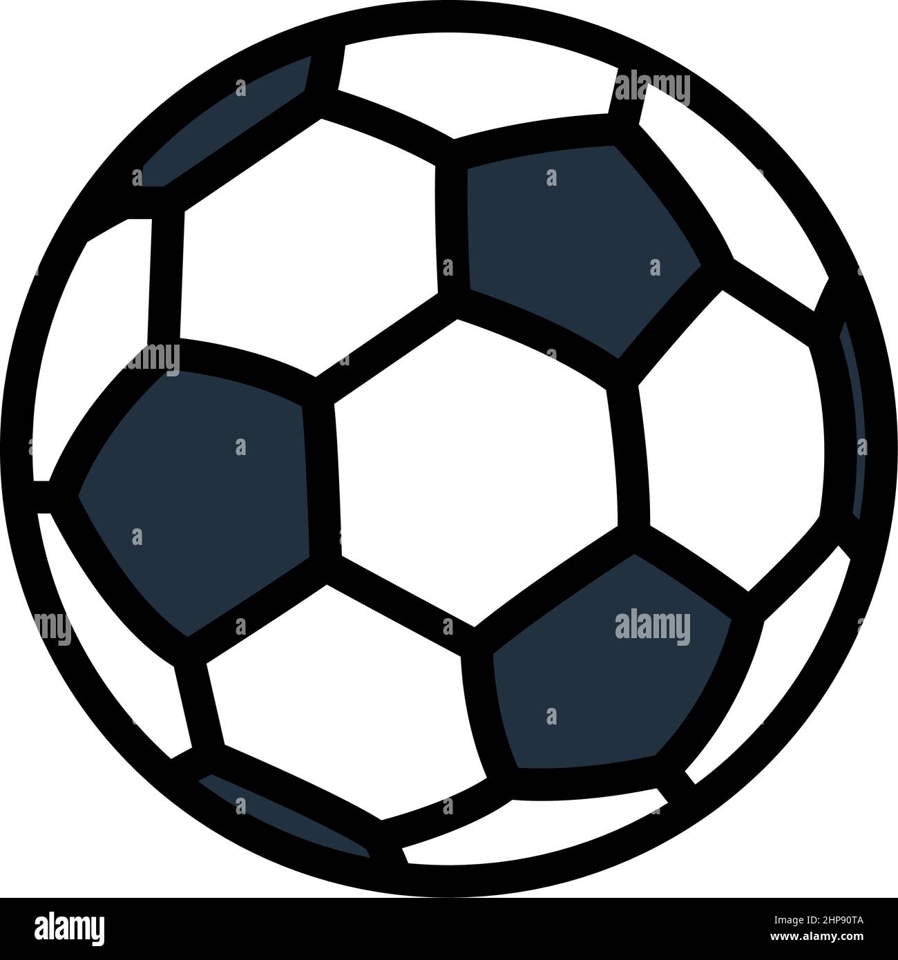 Icon Of Football Ball Stock Vector Image & Art - Alamy