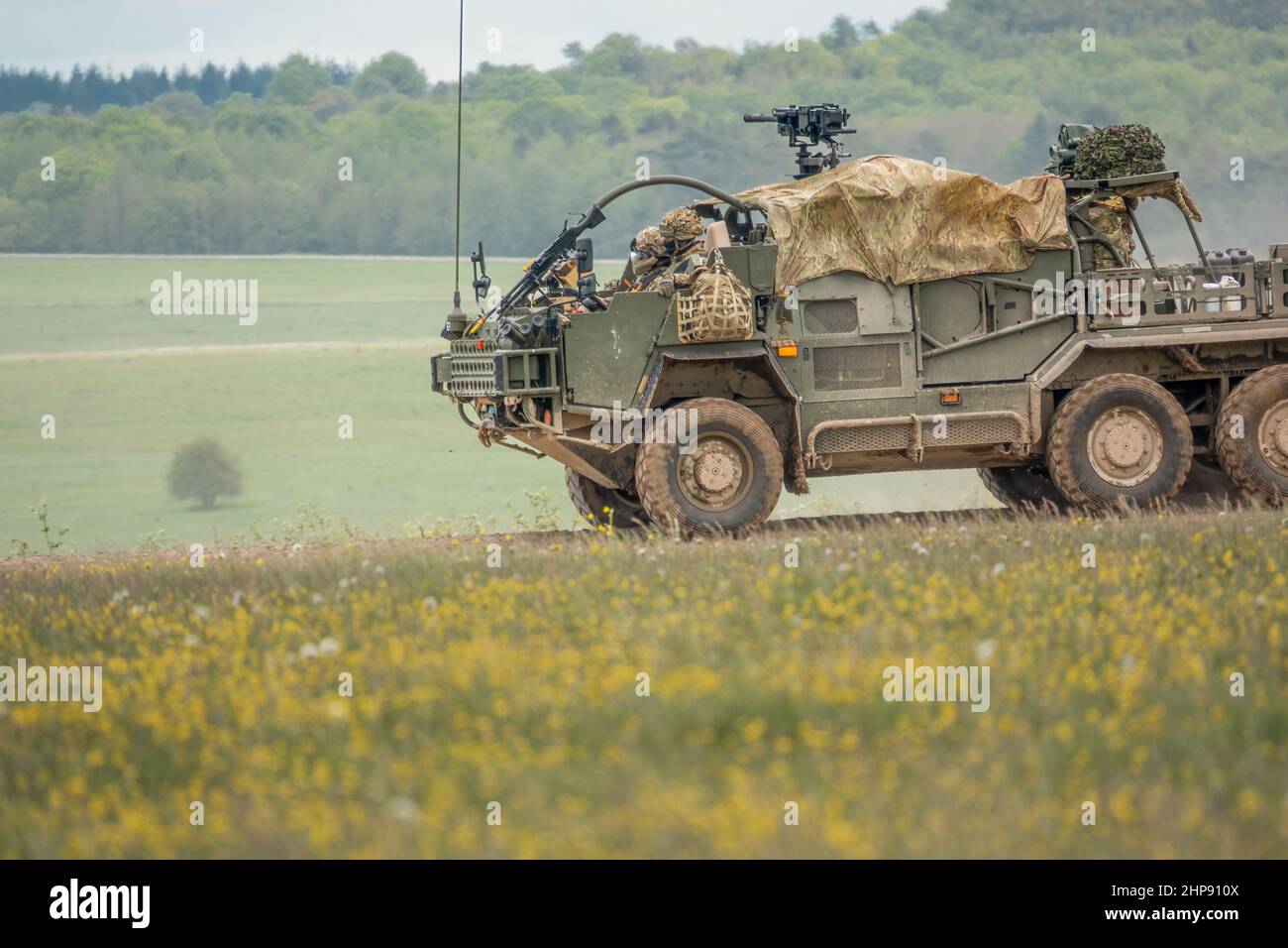 British army Supacat Coyote 6x6 rapid assault, fire support and ...