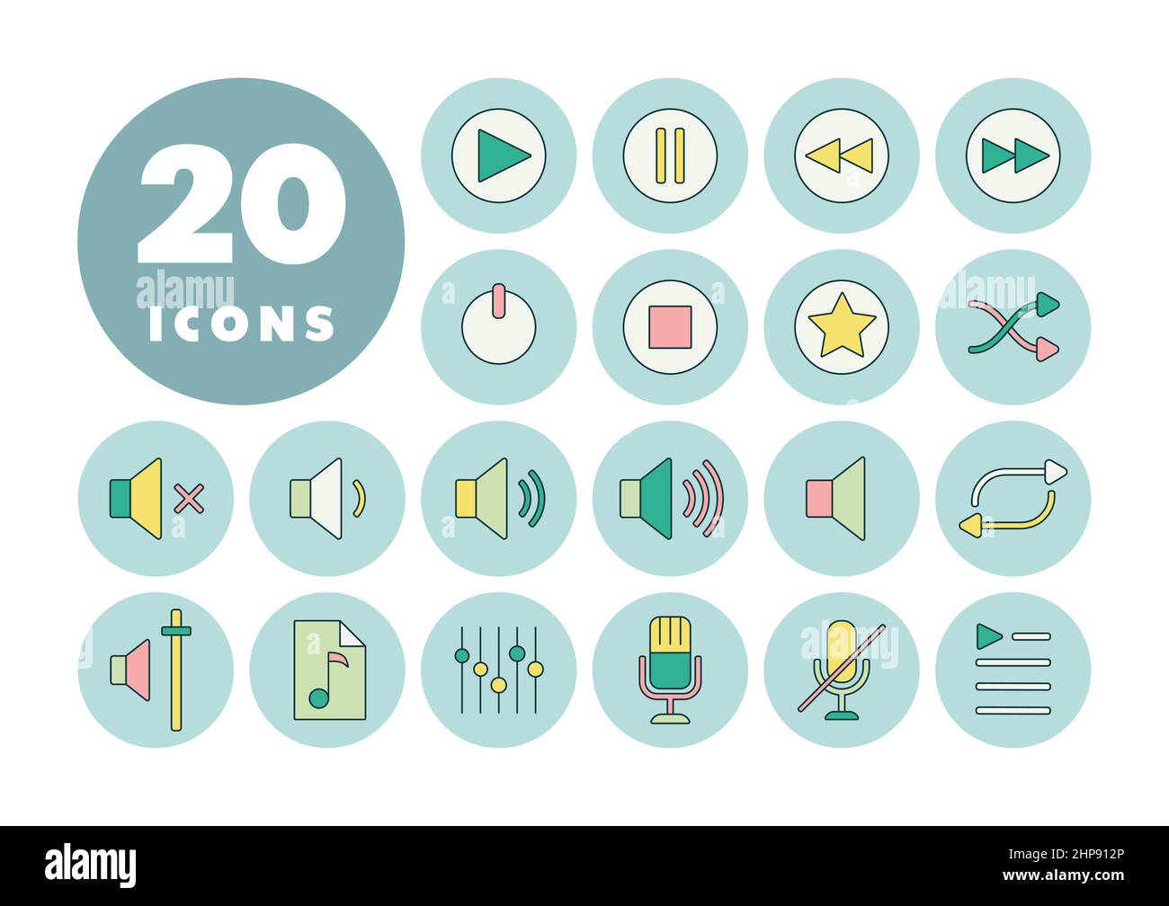 Interface icons hi-res stock photography and images - Alamy