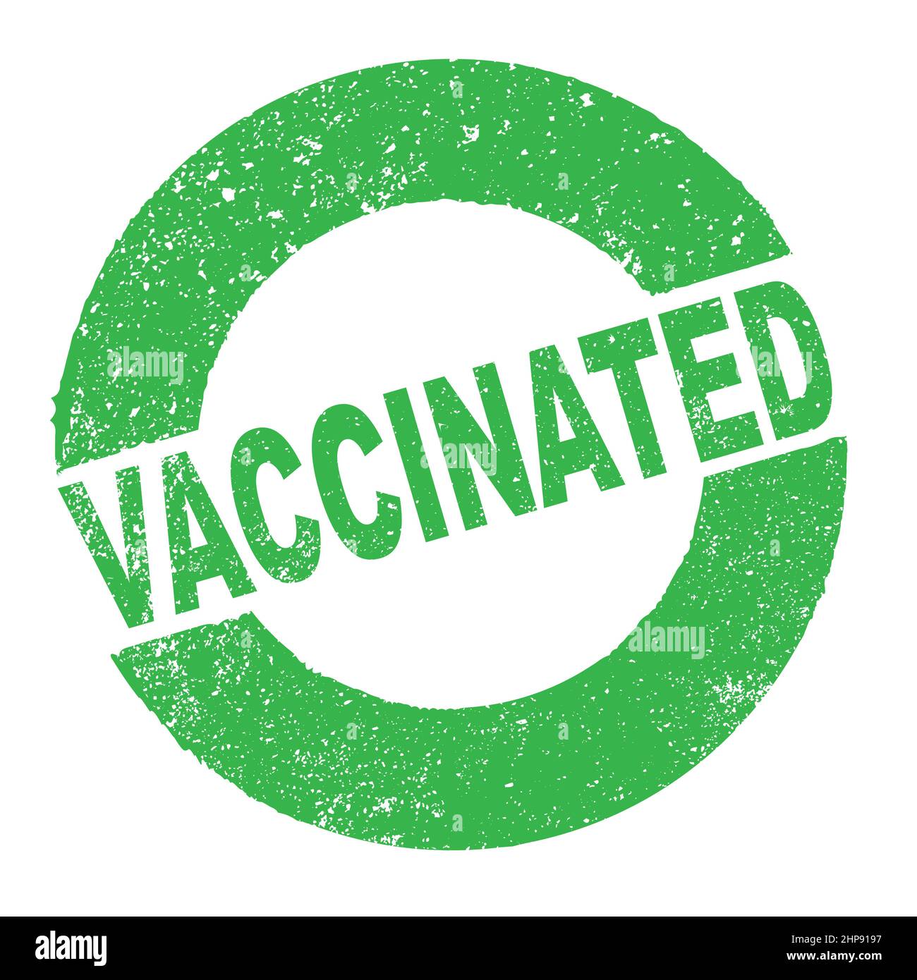 Vaccinated badge Stock Vector Images - Alamy